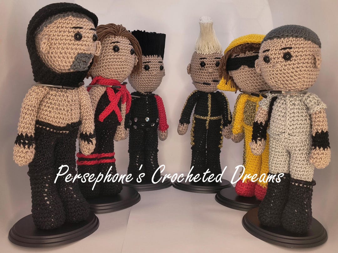 Rammstein Crochet Dolls – Rammstein Inspired Handmade Figure(s ...