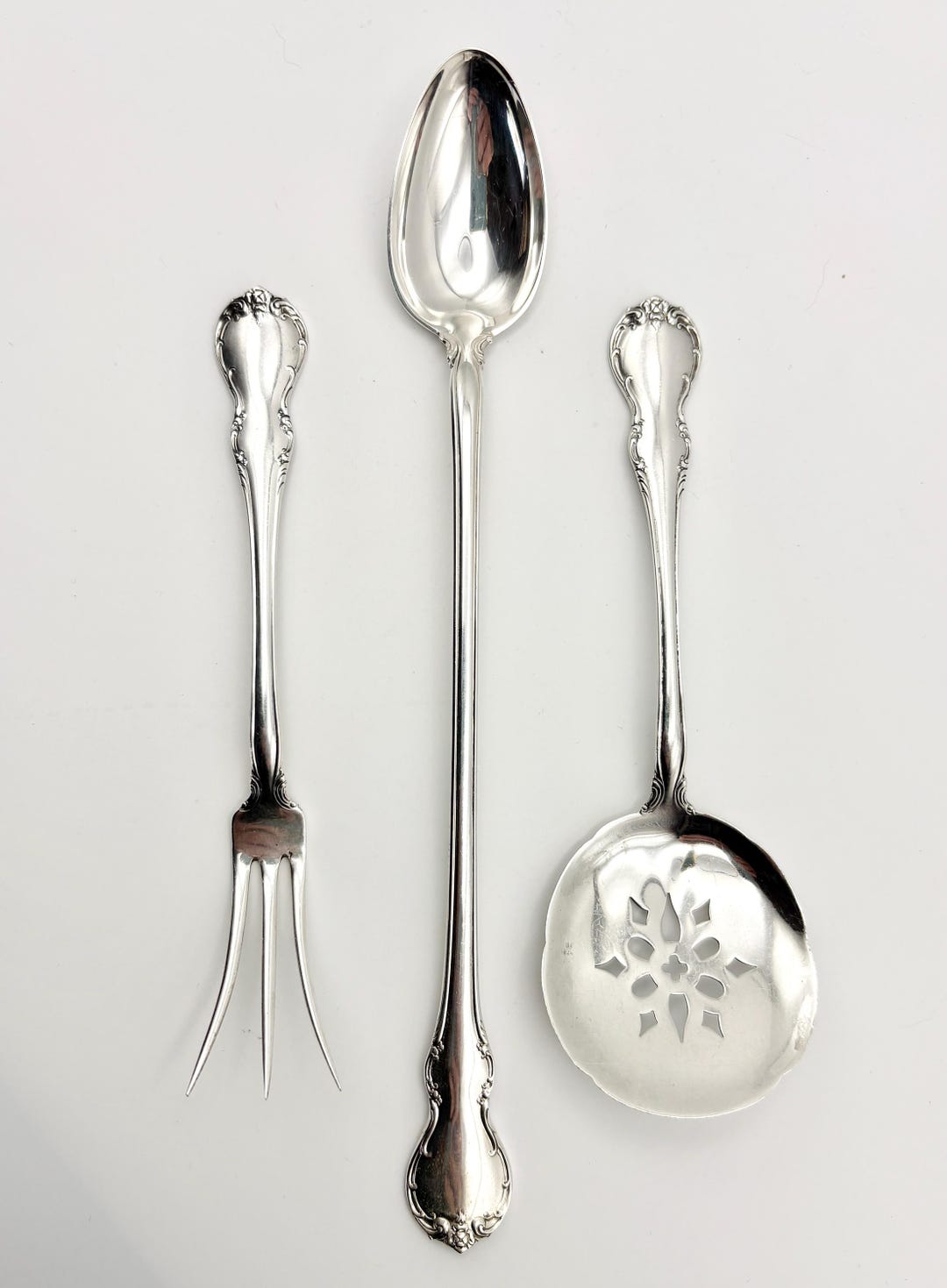 French Provincial Towle Sterling Utensils, 1948 Silver Flatware ...