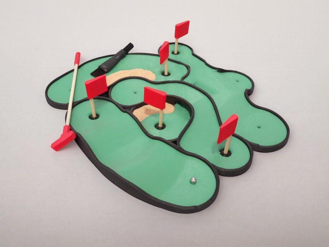 Desktop Mini Golf Course - Etsy