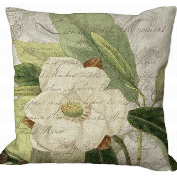 Magnolia Pillow - Etsy
