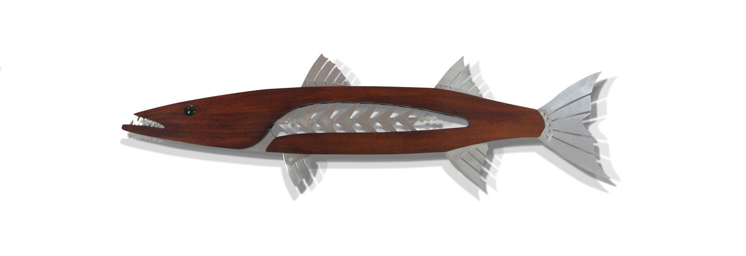 Barracuda Sculpture Large Scale - Etsy