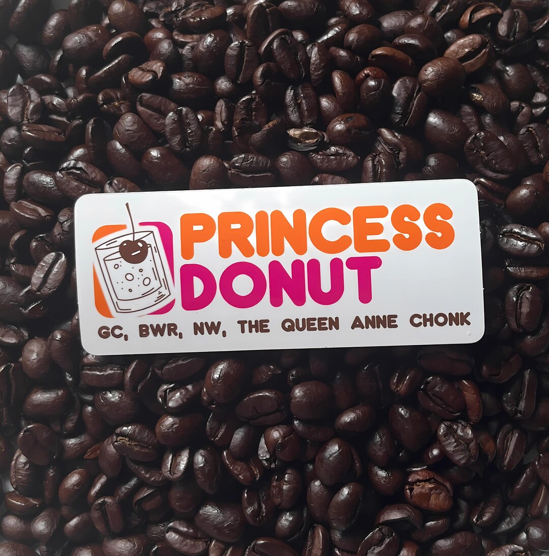 Princess Donut Coffee Logo Sticker • Dungeon Crawler Carl Sticker ...