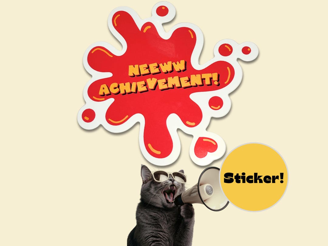 New Achievement! Sticker — Dungeon Crawler Carl Inspired Vinyl Decal - Etsy