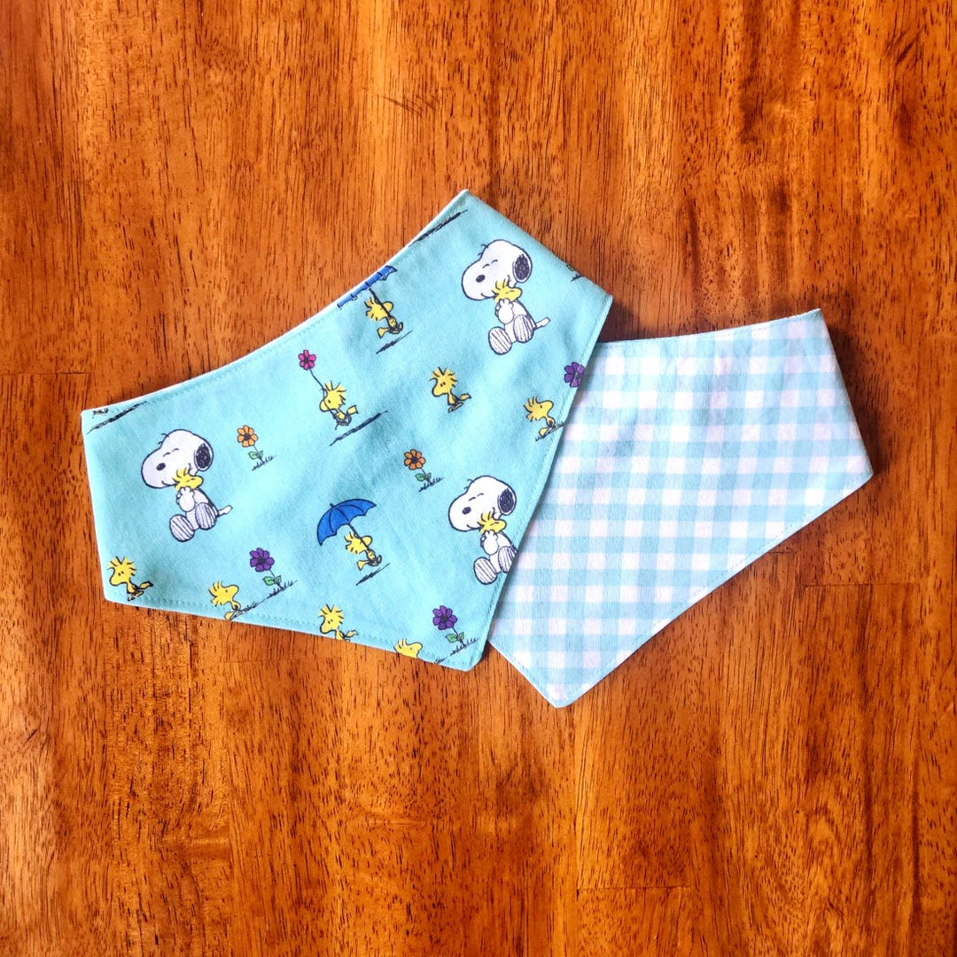 Snoopy and Friends Reversible Snap on Dog Bandana / Pet Bandana: Snoopy ...