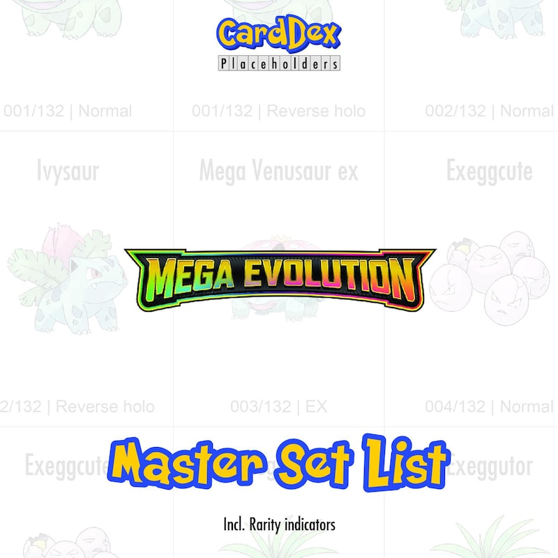 Mega Evolution Binder - Etsy