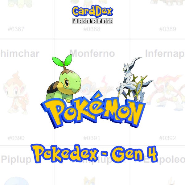 Pokedex Placeholders - Etsy