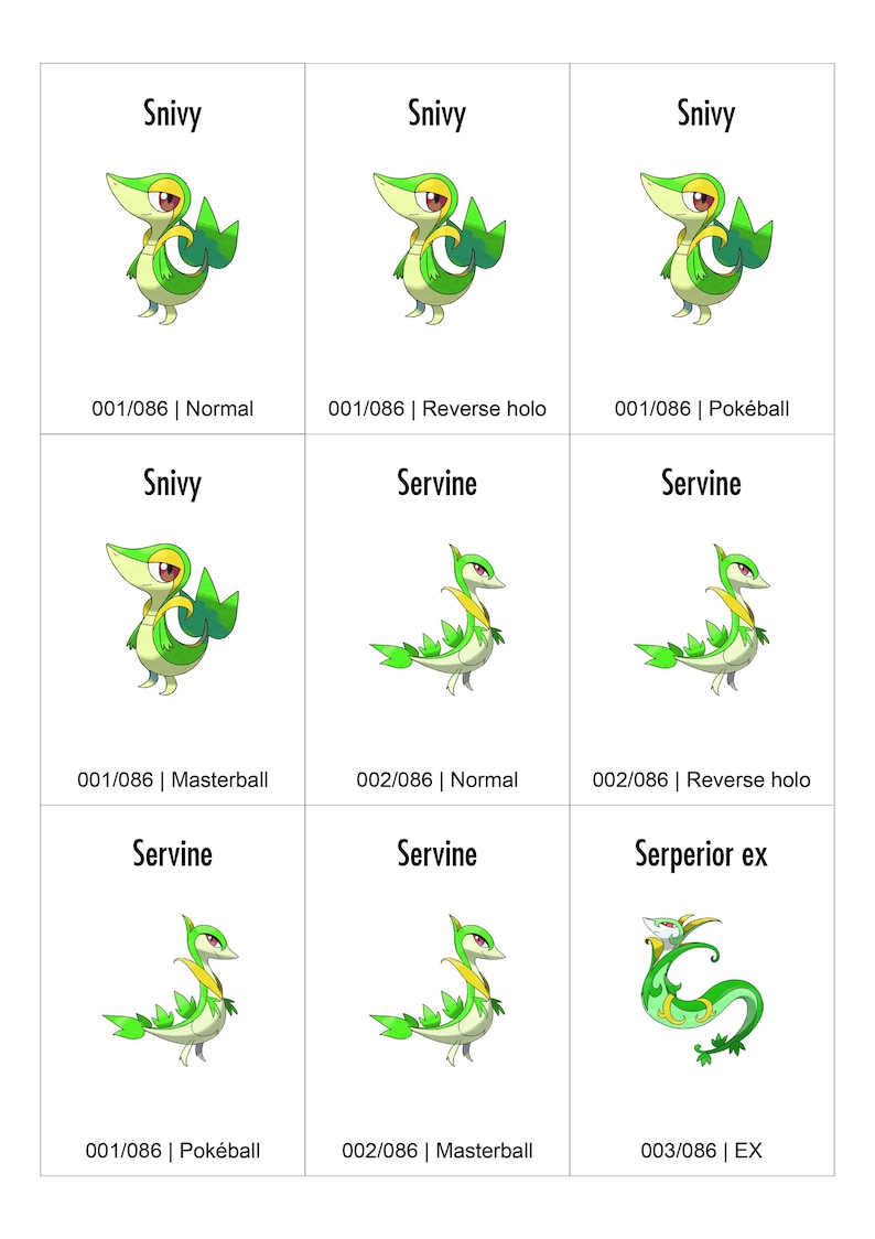 Pokémon SV10.5 Black Bolt Master Set Binder Tracker PDF – Printable Pokémon TCG Organizer ...