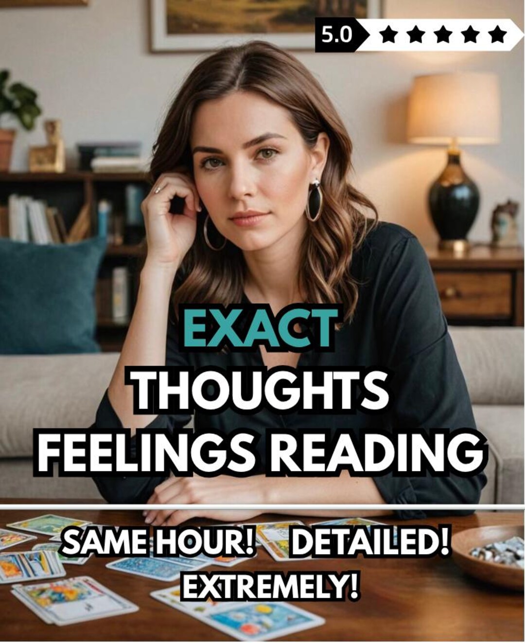 Same Hour Feelings & Thoughts Tarot Reading: Honest Psychic Insight - Etsy