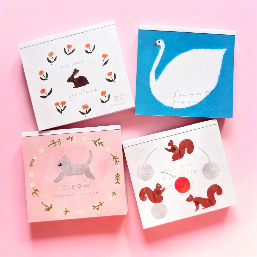 Cozyca Products Memo Pad Sample | Japanese Stationery for Journaling ...