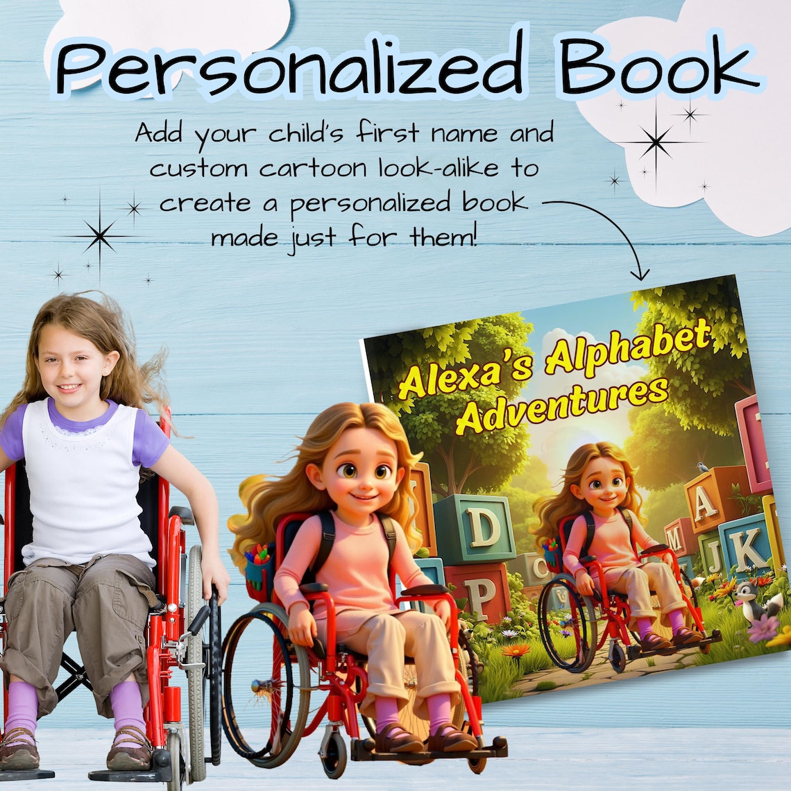 Personalized ABC Book for Kids – Custom Name Learning Story, 1st ...