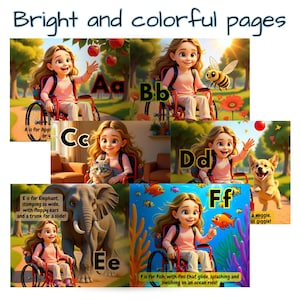 Personalized ABC Book for Kids – Custom Name Learning Story, 1st ...