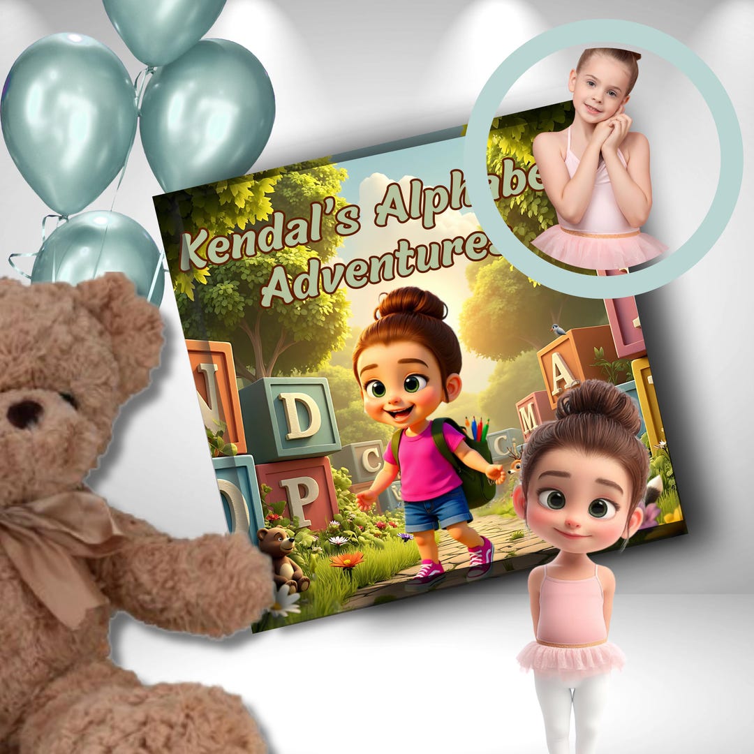 Custom Alphabet Storybook With Child’s Name – Personalized Baby Shower ...