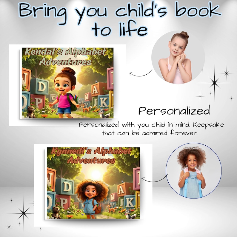 Personalized ABC Book for Kids – Custom Name Learning Story, 1st ...