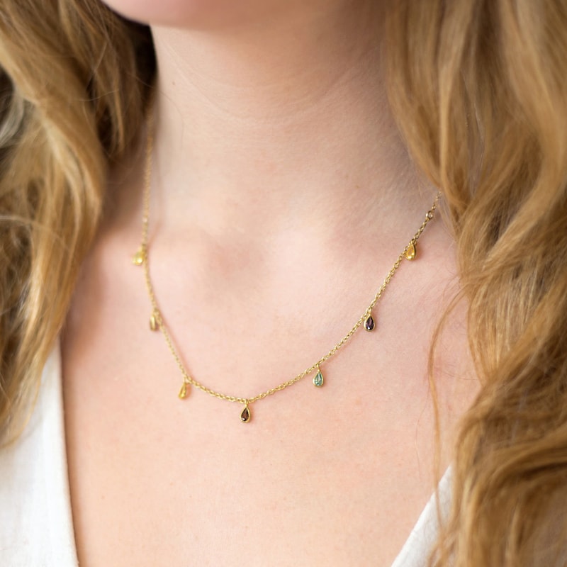 Dainty Shaker Necklace - Etsy