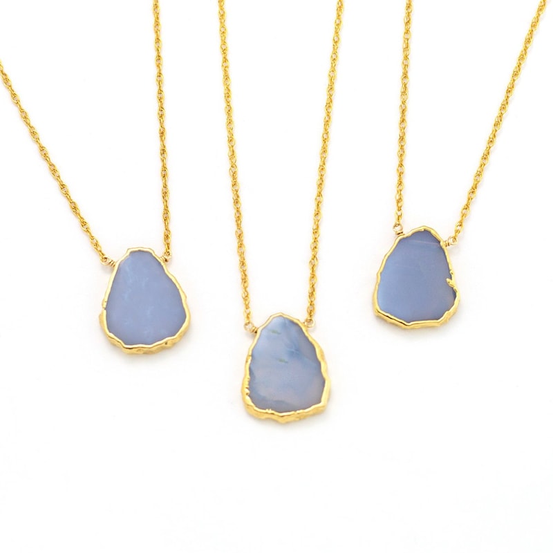 Blue Necklace - Etsy