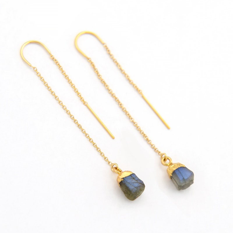 Ear Thread Earrings - Etsy