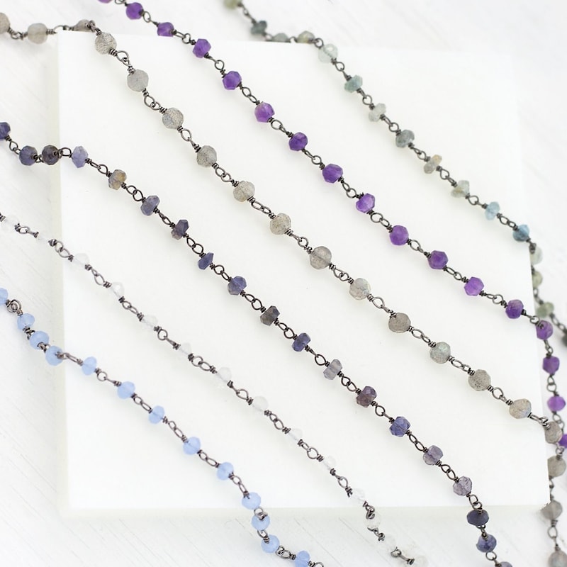 Gemstone Chain - Etsy