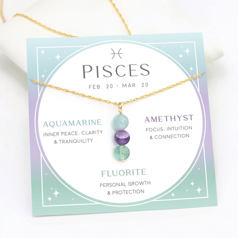 Pisces Necklace Handmade - Etsy
