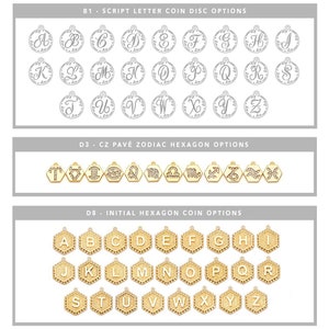 Build Your Own Custom Charm Necklace, DIY Gold Charm Necklace, Chunky ...