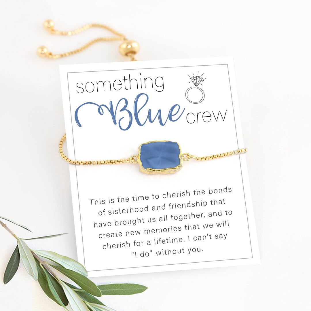 Something Blue Crew Gifts, Bridesmaid Gift Set, Bridal Shower Favors ...