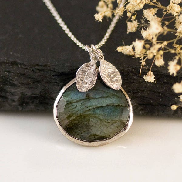 Labradorite Pendant - Etsy