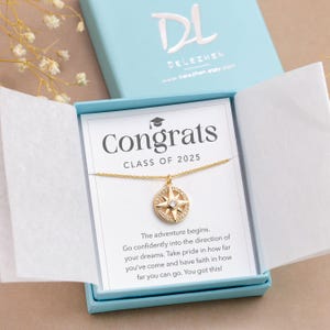 Class of 2025 Necklace, Graduation Jewelry Congratulations Gift, Follow ...