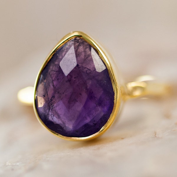 Amethyst Ring - Etsy