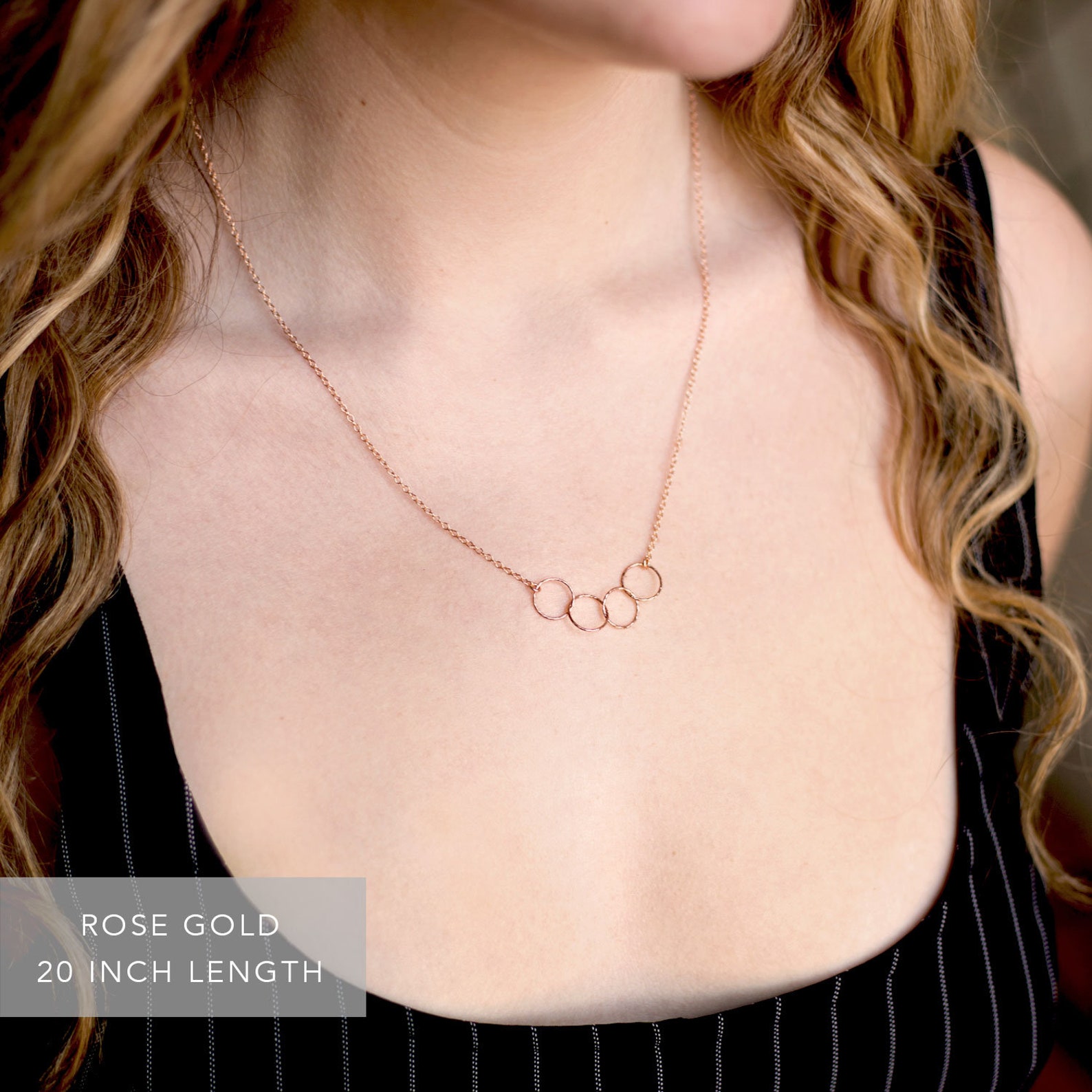 3 Generations Necklace Gift Three Link Family Necklace - Etsy