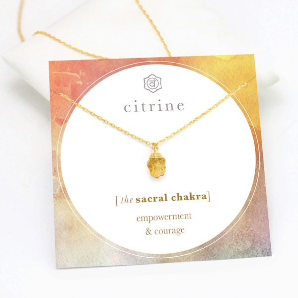 Citrine Necklace - Etsy