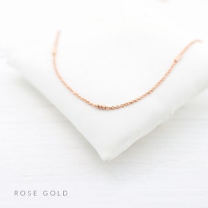 Simple Modern Layering Necklace, Dainty Chain Choker, Delicate Minimal ...