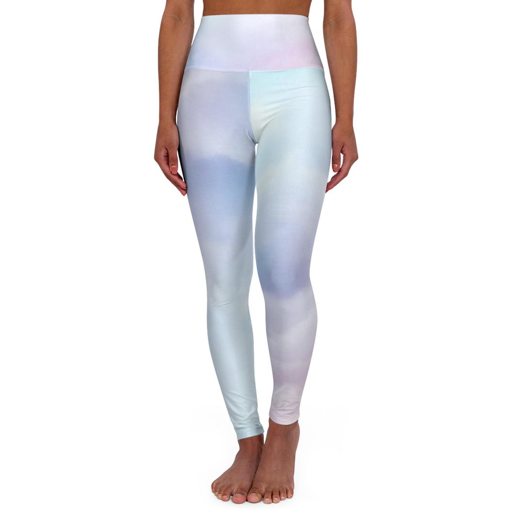 Pastel Clouds Yoga Pants - Etsy
