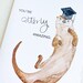 Graduation Otter Card You're Otterly Amazing Cute - Etsy