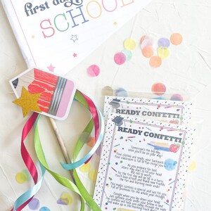 Back to School Ready Confetti, First Day of School Gift, Jitter Glitter ...