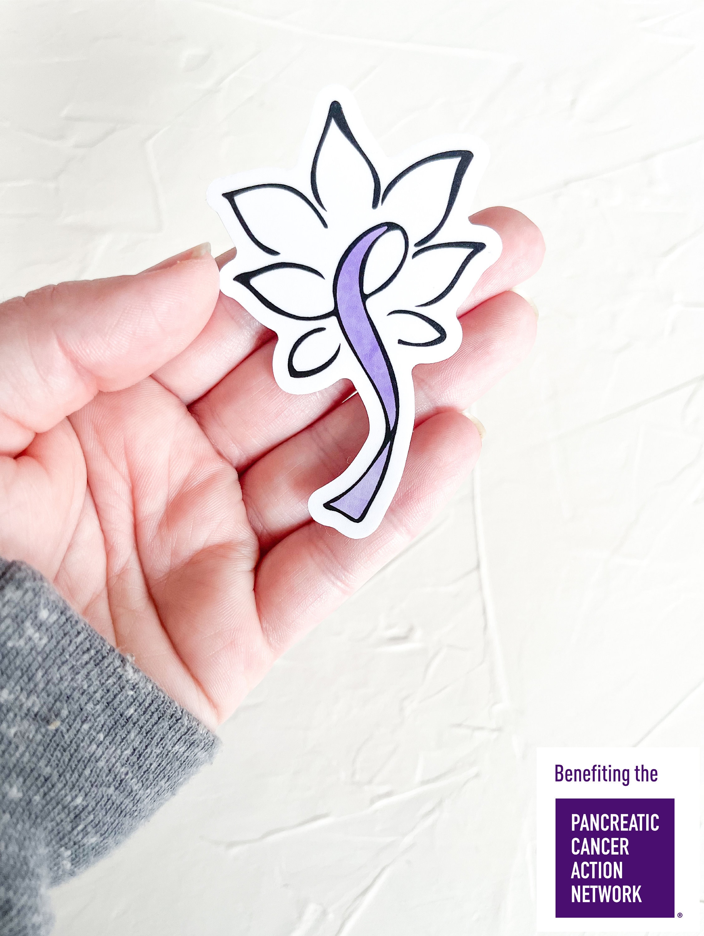 Cancer Ribbon Sticker, Cancer Awareness, Purple Ribbon, Pink Ribbon ...