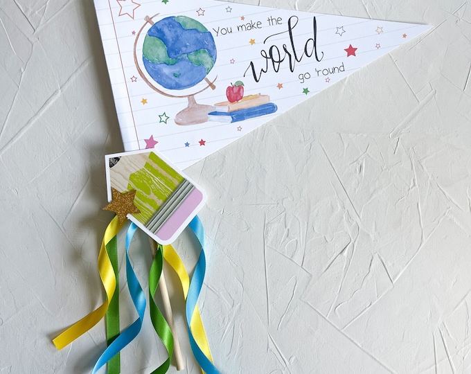 Teacher Appreciation Party Flag - Etsy