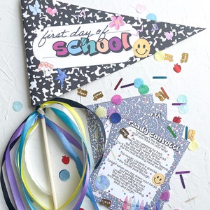 Printable Ready Confetti, Jitter Glitter, Back to School, DIY Print at ...