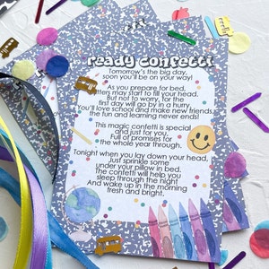 Printable Ready Confetti, Jitter Glitter, Back to School, DIY Print at ...