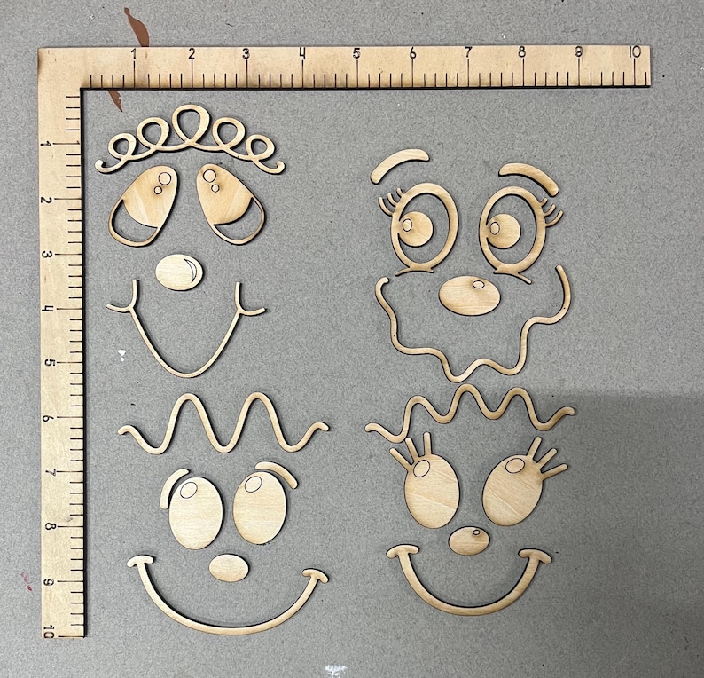 Gingerbread Man Face Assortment - Etsy