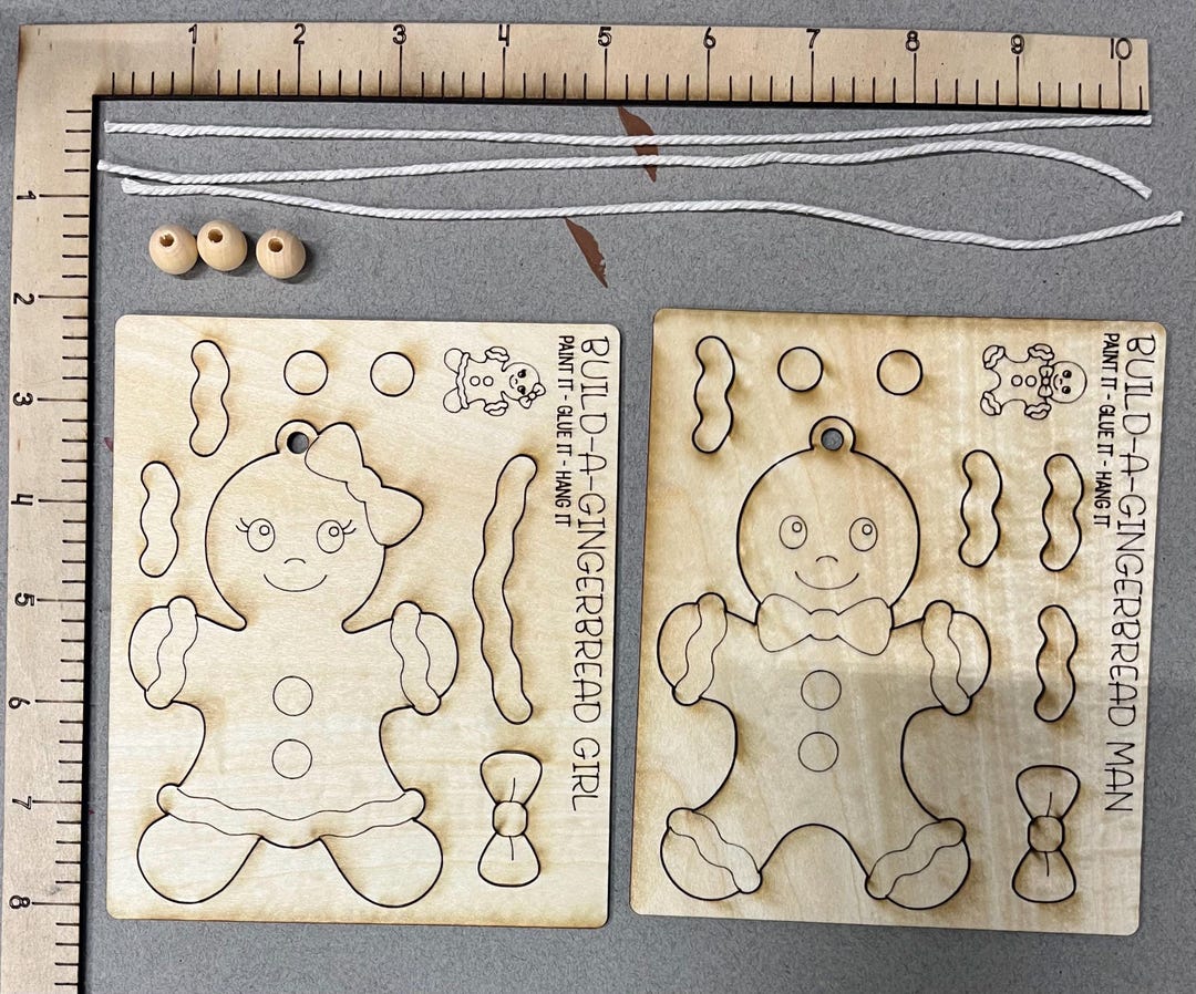 DIY Pop Out Gingerbread Assortment Pack - Etsy