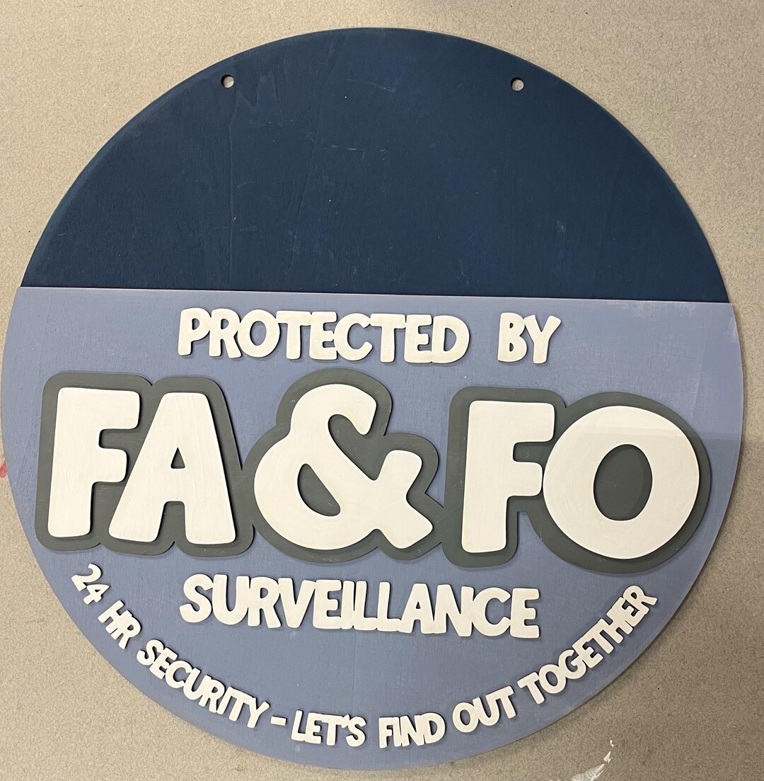 DIY FA & FA Door Hanger - Etsy