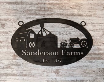 Metal barn sign | Etsy