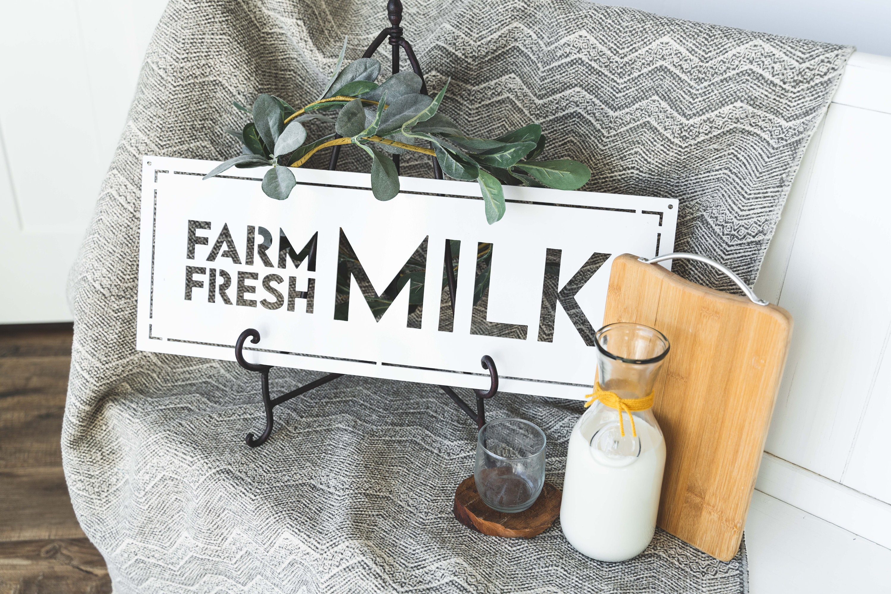 Farm Fresh Milk Sign Custom Metal Sign Housewarming Gift - Etsy UK