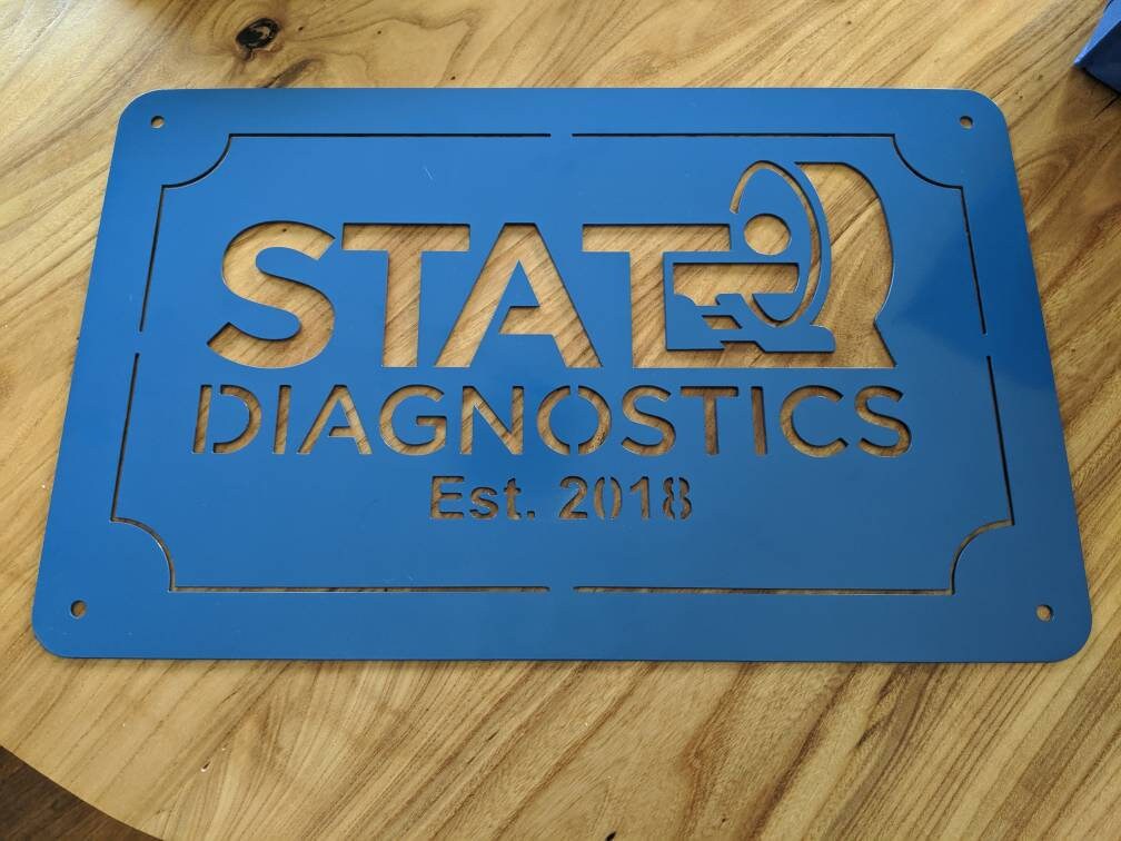 Custom Metal Sign Your Design or Logo for Your Business | Etsy