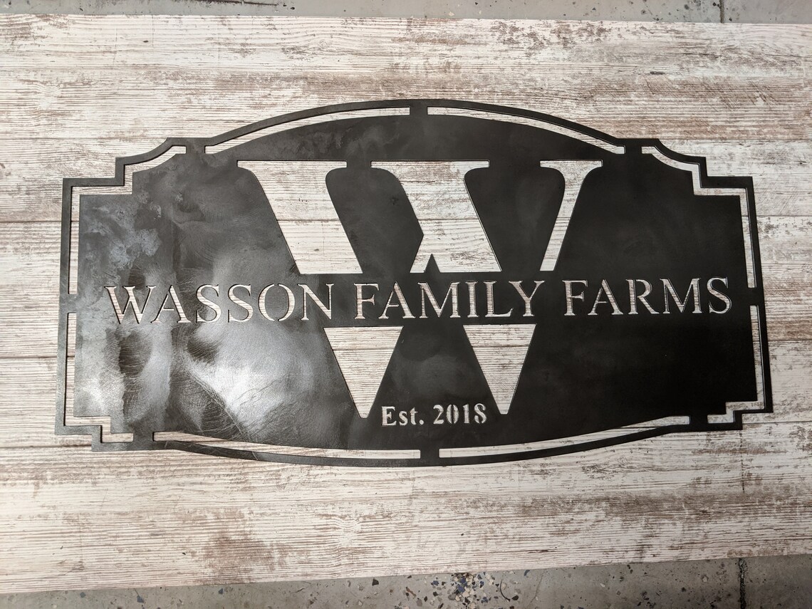 Custom Metal Sign Your Design or Logo for Your Business | Etsy