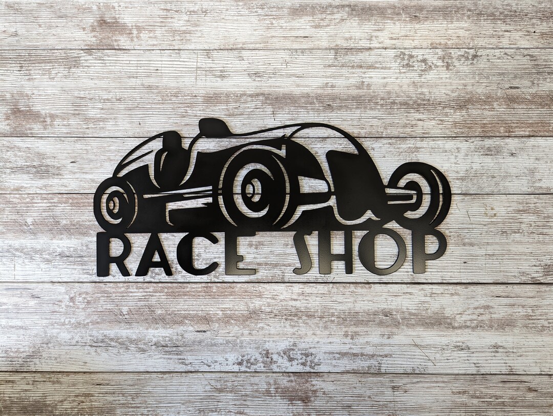 Personalized Race Car Metal Sign - Vintage Style Open Wheel Formula One ...