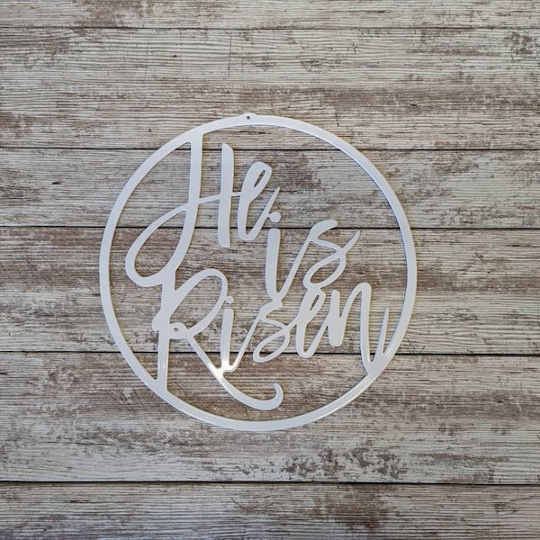 He is Risen Sign - Etsy