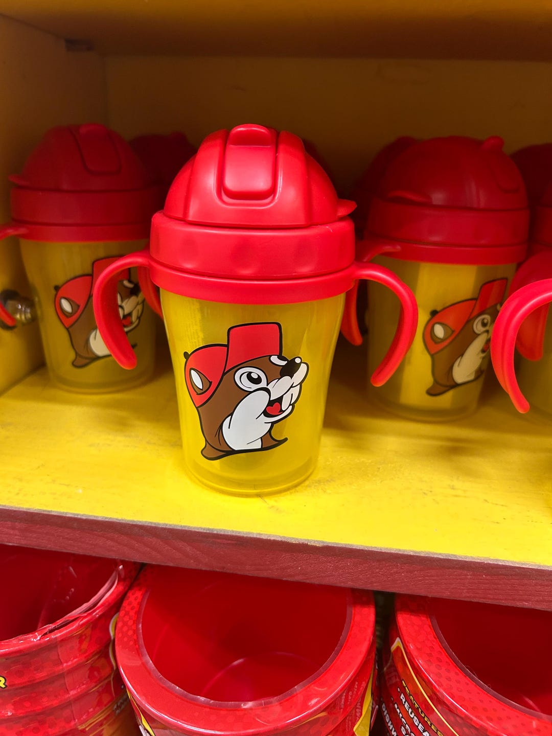 Buc-ee’s Kids Sippy Cup – Beaver Design Toddler Cup With Handles, Spill ...