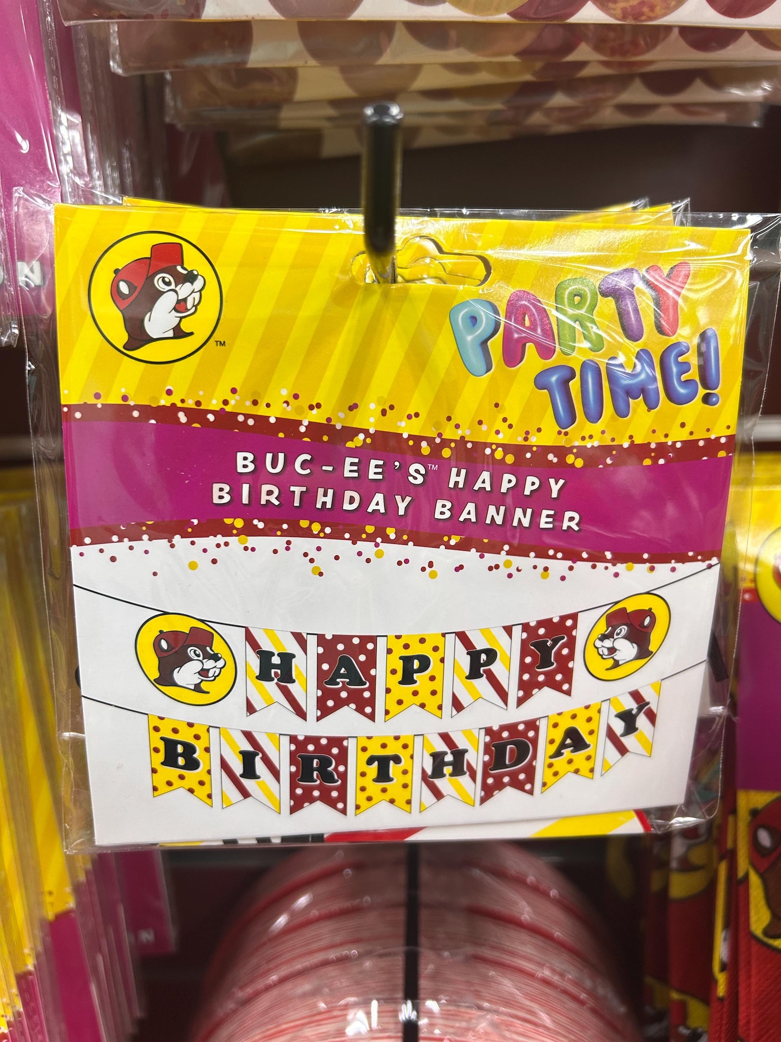 Buc-ee's Birthday Banner | Party Time Beaver Decoration - Etsy