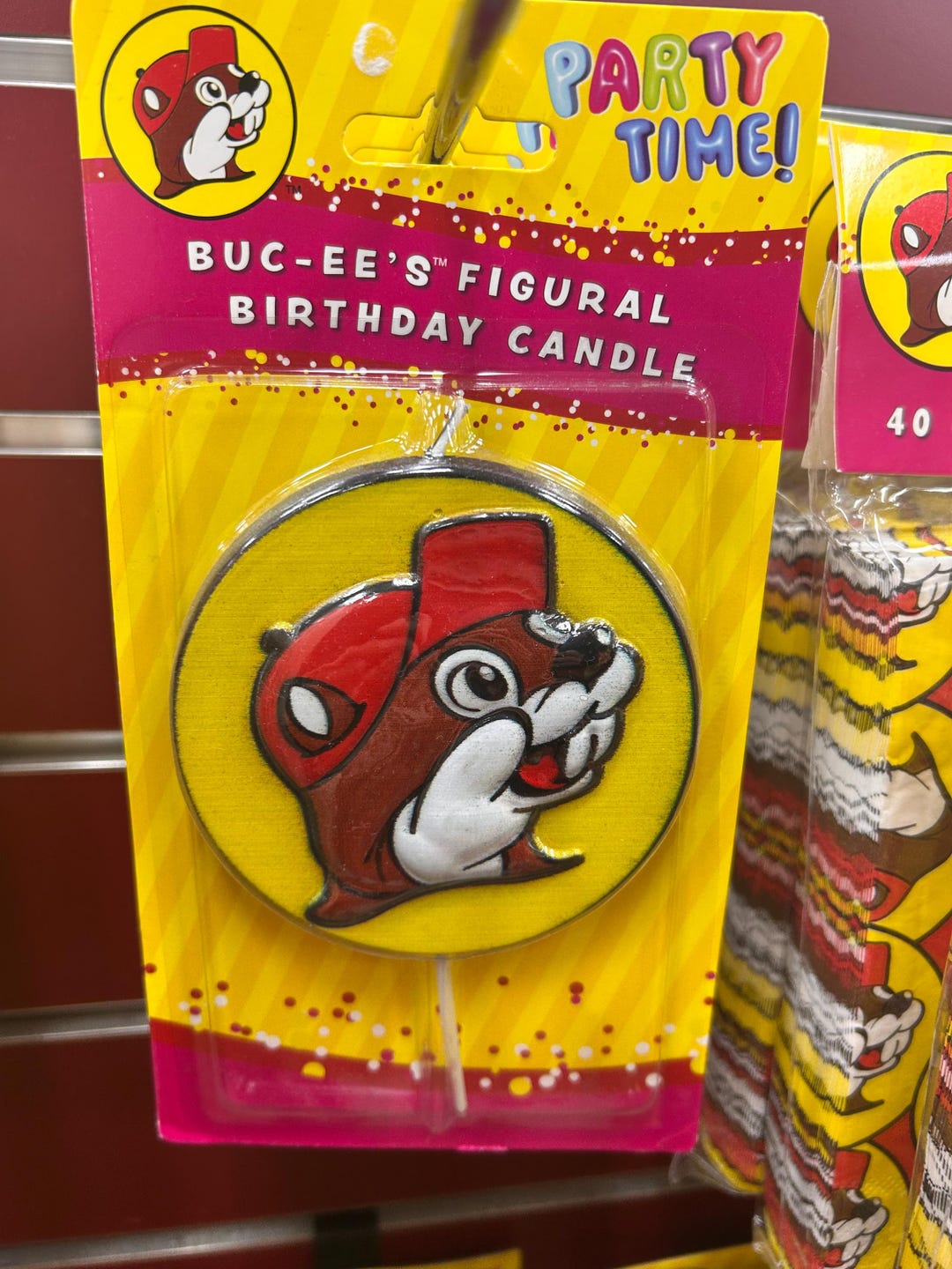 Buc-ee's Beaver Figurine Birthday Candle | Texas Party Cake Topper - Etsy