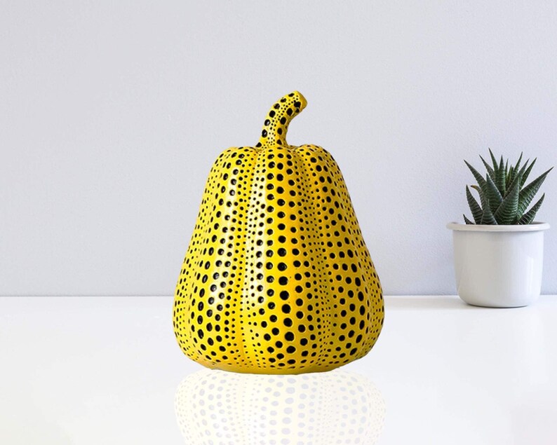 New Yayoi Kusama, Wave Point Pumpk, Abstract Statue, Ornaments Room ...